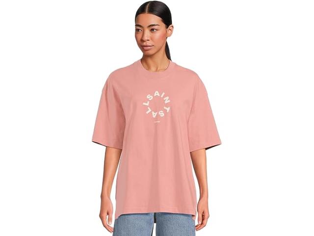 (取寄) オールセインツ メンズ ティエラ ショート スリーブ クルー AllSaints men Tierra Short Sleeve Crew Amara Pink