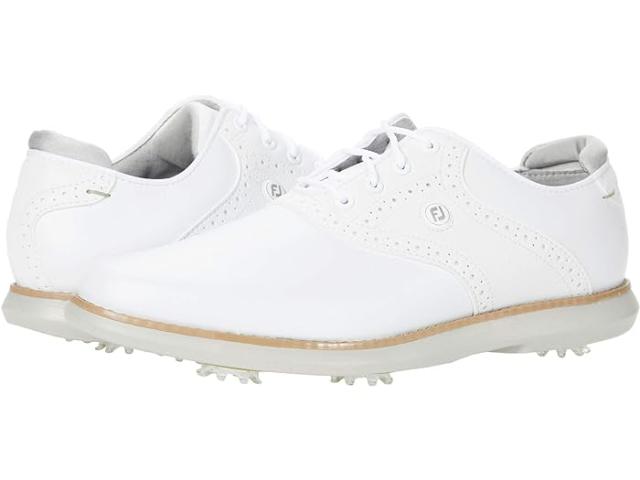 (取寄) フットジョイ レディース トラディションズ ゴルフ シューズ FootJoy women FootJoy Traditions Golf Shoes White 2