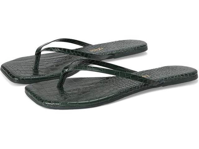 (取寄) ティキーズ レディース スクエア トゥ リリー TKEES women Square Toe Lily Emerald Croc