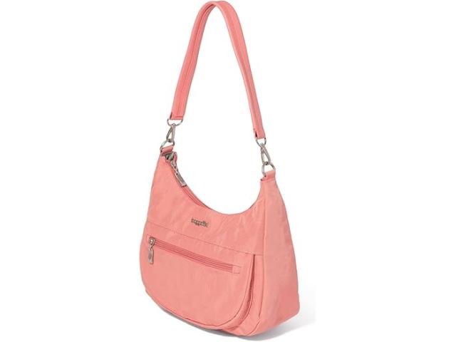 (取寄) バッガリーニ レディース モダン ポケット ハーフ ムーン バッグ Baggallini women Modern Pocket Half Moon Bag Terracotta