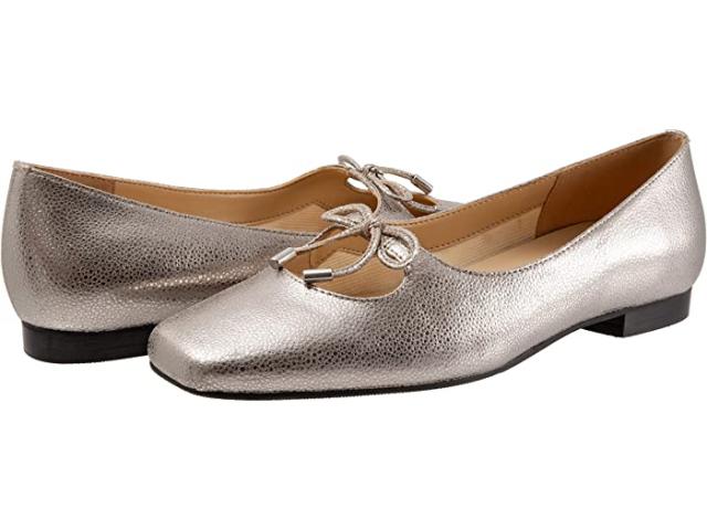 (取寄) トロッターズ レディース オネスティ Trotters women  Honesty Silver llic