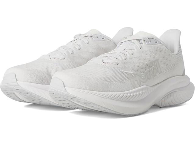 (取寄) ホカオネオネ レディース マッハ 6 Hoka women Mach 6 White/White 1