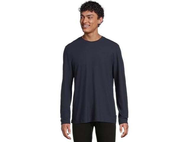 (取寄) スマートウール メンズ パーフェクト クルー ロング スリーブ ティー Smartwool men Perfect Crew Long Sleeve Tee Deep Navy