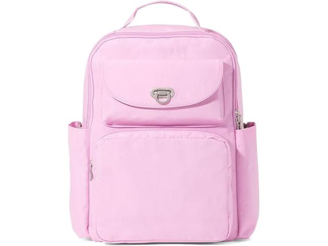 (取寄) バッガリーニ レディース コースタル フリップ ロック ラップトップ バックパック Baggallini women Coastal Flip Lock Laptop Backpack Hibiscus Pink