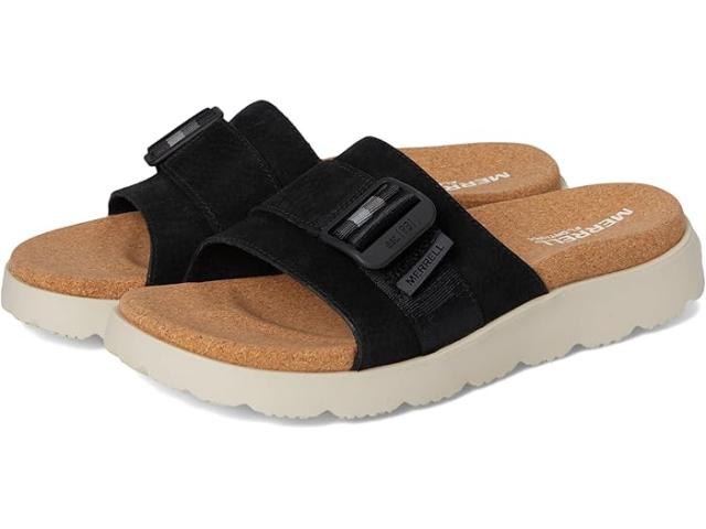 (取寄) メレル レディース フラー スライド Merrell women Fleur Slide Black