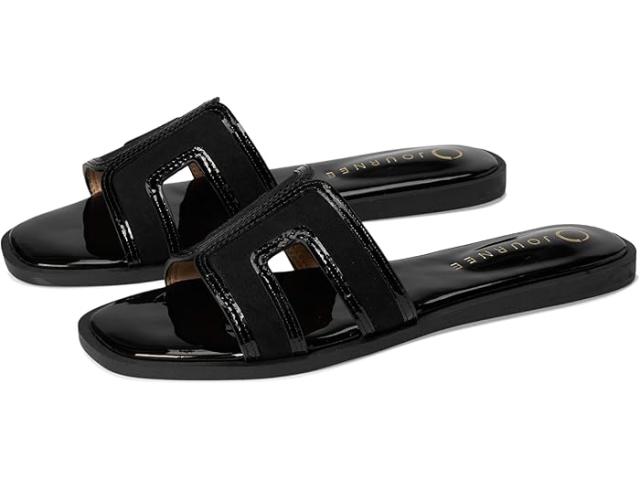 (取寄) ジュルネ コレクション レディース  Journee Collection women Primah Patent/Black