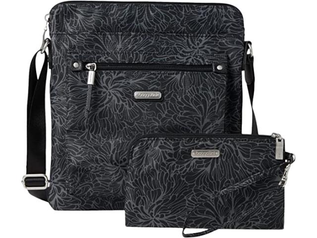 (取寄) バッガリーニ レディース ゴー バッグ ウィズ Rfid フォン リスレット Baggallini women  Go Bagg with RFID Phone Wristlet Midnight Blossom