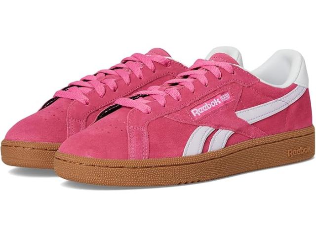 (取寄) リーボック ライフスタイル レディース クラブ シー グラウンズ UK Reebok Lifestyle women Club C Grounds UK True Pink/Digital Gleam/Gum