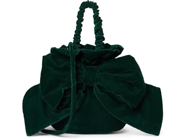 (取寄) フリーピープル レディース ベル ベルネット ボウ バッグ Free People women Belle Velvet Bow Bag Emerald