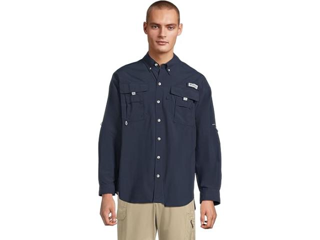 (取寄) コロンビア メンズ バハマ リ ロング スリーブ シャツ Columbia men Bahama II Long Sleeve Shirt Collegiate Navy 1