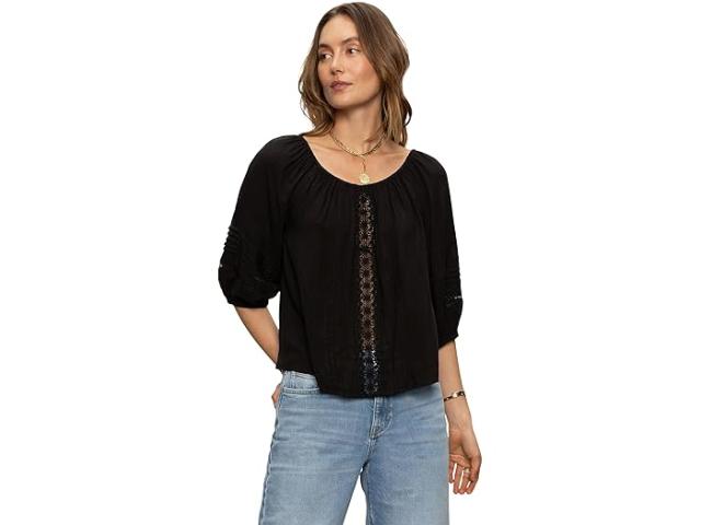 (取寄) サンクチュアリ レディース クラフテッド ビーチ トゥ バー トップ Sanctuary women Crafted Beach To Bar Top Black