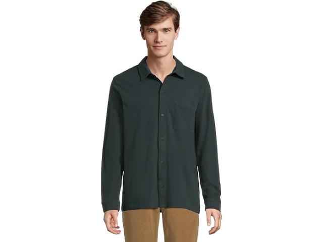 (取寄) ヴィンス メンズ スエ—デッド ジャージ ロング スリーブ ボタン ダウン Vince men Sueded Jersey Long Sleeve Button Down Country Racer