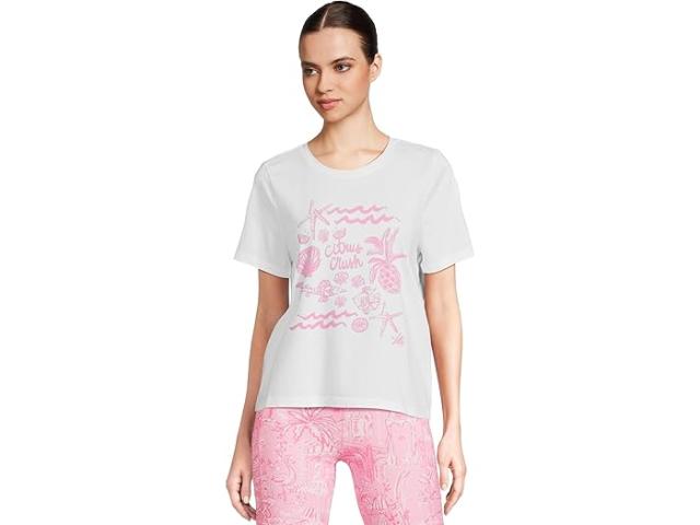 (取寄) リリー ピュリッツァー レディース ニット トップ Lilly Pulitzer women Barreto Knit Top Multi Pb Ocean Motifs Graphic