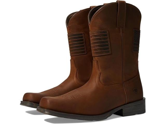 (取寄) アリアット メンズ ランブラー パトリオット Ariat men Rambler Patriot Distressed Brown