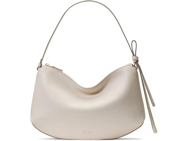 (取寄) ケイトスペード レディース ループ ペブルド レザー ラージ ショルダー バッグ Kate Spade New York women Loop Pebbled Leather Large Shoulder Bag Cashew Milk