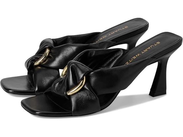 (取寄) スチュアート ワイツマン レディース シーシー スライド 75 Stuart Weitzman women Cece Slide 75 Black