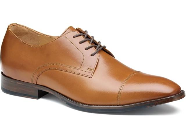 (取寄) ジョンストン&マーフィー メンズ リッチランド キャップ トゥ Johnston & Murphy men Johnston & Murphy Richland Cap Toe Tan Full Grain