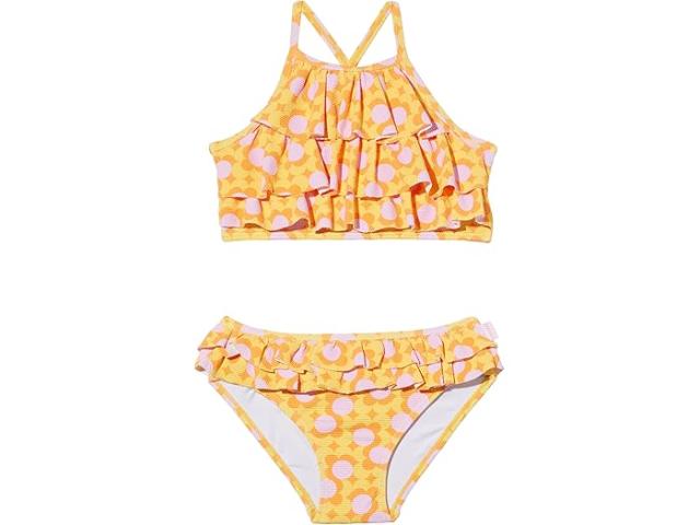 (取寄) シーフォリー キッズ ガールズ レトロ ブールバード マルチ ラッフル ビキニ (トドラー/リトル キッズ) Seafolly Kids girls Retro Blvd Multi Ruffle Bikini (Toddler/Little Kids) Sunshine