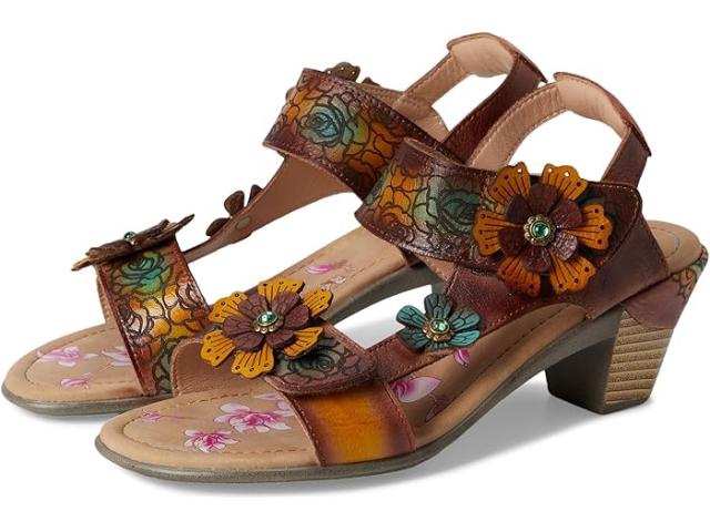 (取寄) ラルティストバイスプリングステップ レディース  L'Artiste by Spring Step women Salira Brown Multi