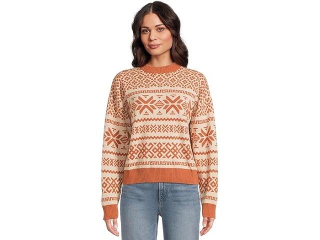 (取寄) スマートウール レディース エッジウッド ヘリテージ クルー セーター Smartwool women Edgewood Heritage Crew Sweater Terracotta