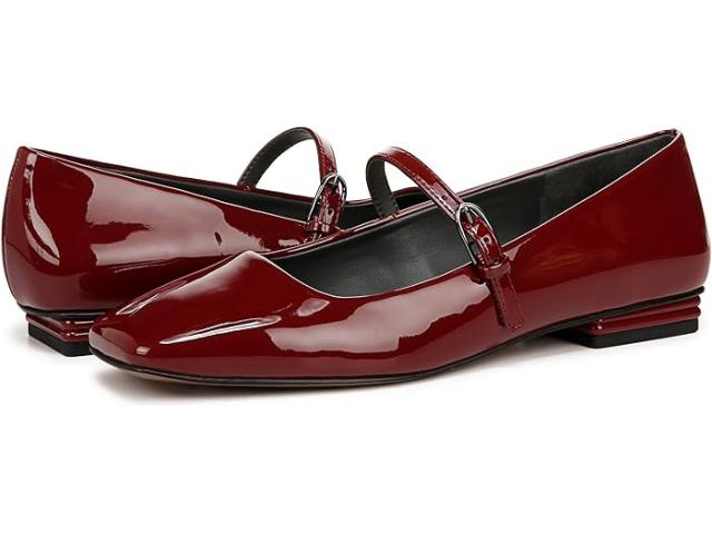 (取寄) フランコ サルト レディース ティンズリー メアリー ジーン フラッツ Franco Sarto women Tinsley Mary Jane Flats Gothic Red Patent