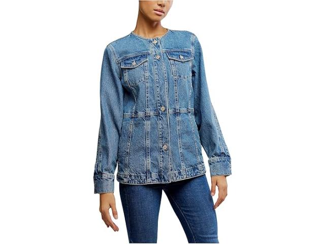 (取寄) フリーピープル レディース ルラ デニム ジャケット Free People women Lula Denim Jacket  Blues