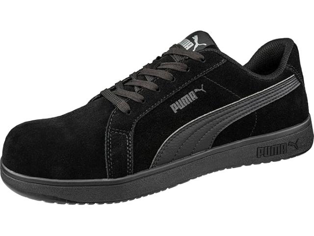 (取寄) プーマ セーフティー メンズ アイコニック スエード ロー エー PUMA Safety men Iconic Suede Low EH Black/Black/Black