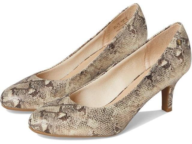 (取寄) ライフストライド レディース パリージ パンプス LifeStride women Parigi Pumps Taupe Foiled Snake