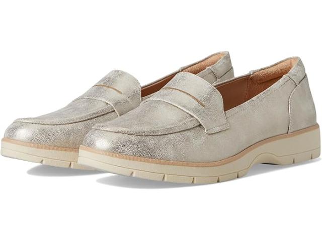 (取寄) ドクターショール レディース ナイス デイ Dr. Scholl's women Nice Day Loafer/Moc Light Gold Faux Leather