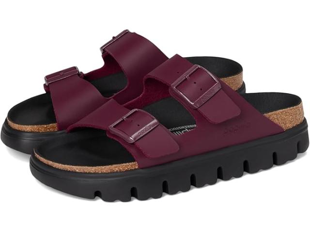 (取寄) ビルケンシュトック レディース パピリオ バイ アリゾナ チャンキー - ビルコ-フロー Birkenstock women Papillio by Arizona Chunky - Birko-Flor Zinfandel