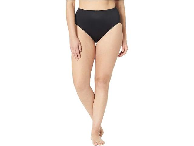 (取寄) ミラクルスーツ レディース ソリッド 19 ベーシック ビキニ ブリーフ ボトム Miraclesuit women Solid 19 Basic Bikini Brief Bottom Black