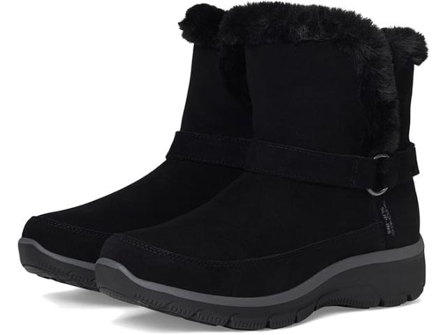 (取寄) スケッチャーズ レディース イージー ゴーイング - ドリーマーズ ラグゼ ヴィーブ ハンズ フリー スリップインズ SKECHERS women Easy Going - Dreamers Luxe Vibe Hands Free Slip-ins Black