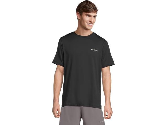 (取寄) コロンビア メンズ テック トレイル ユーティリティ ショート スリーブ クルー Columbia men Tech Trail Utility Short Sleeve Crew Black