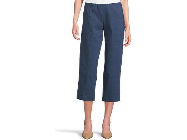 (取寄) エリオット ローレン レディース プル オン アップデーテッド クロップ カーゴ ポケット パンツ ウィズ リベッツ ディテール Elliott Lauren women Pull On Updated Crop Cargo Pocket Pants With Rivets Detail Marine