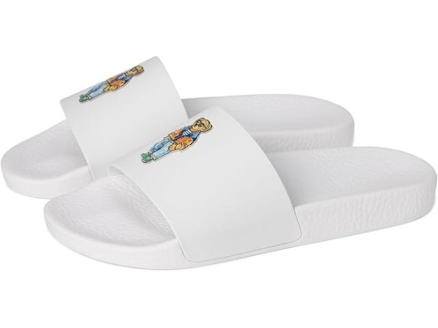 (取寄) ラルフローレン メンズ ポロ ベアー スライド Polo Ralph Lauren men Polo Bear Slide White Beach Shop Bear