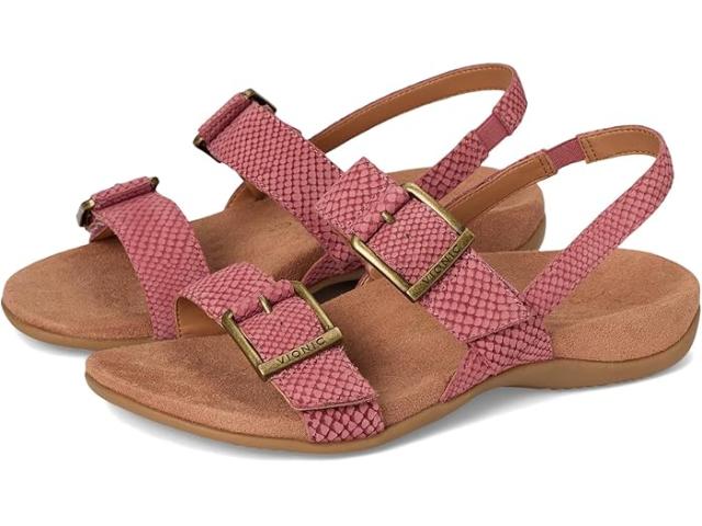 (取寄) バイオニック レディース リース スリングバックス VIONIC women Reese Slingbacks Withered Rose Leather