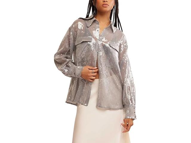 (取寄) フリーピープル レディース ディスコ ボタンダウン Free People women Free People Disco Margartia Button-Down Rocket