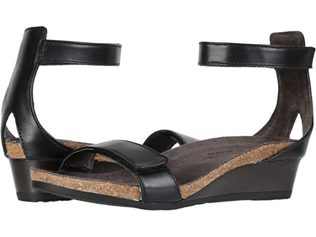 (取寄) ナオト レディース マーメイド Naot women  Mermaid Black Raven Leather