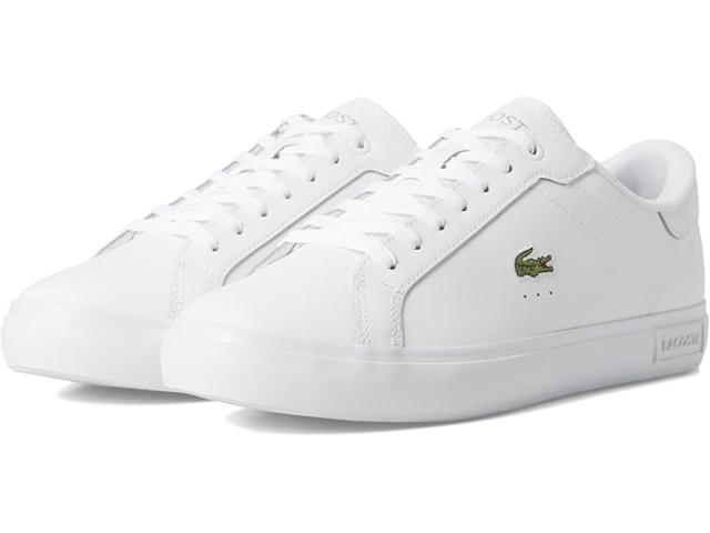 (取寄) ラコステ メンズ パワーコート スニーカー Lacoste men Powercourt Sneakers White