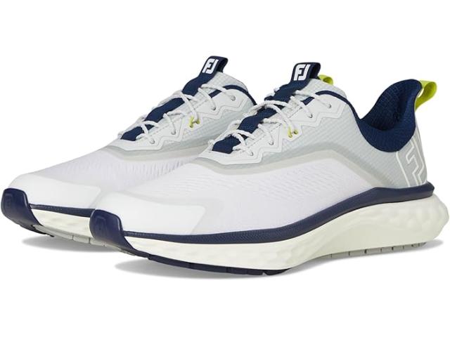 (取寄) フットジョイ メンズ FJ クオンタム ゴルフ シューズ FootJoy men FJ Quantum Golf Shoes White/Grey/Blue