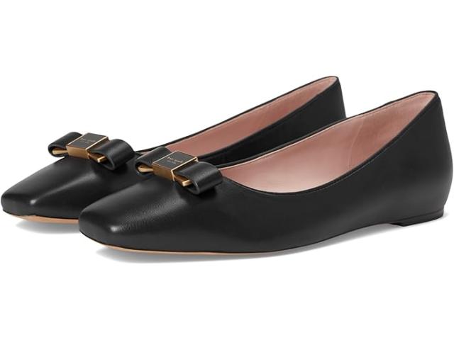 (取寄) ケイトスペード レディース ボウディー スムース レザー バレエ フラッツ Kate Spade New York women Bowdie Smooth Leather Ballet Flat Captain Navy