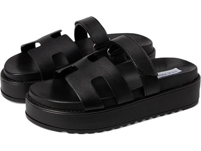 (取寄) スティーブマデン レディース  Steve Madden women Bigmayven Black Leather