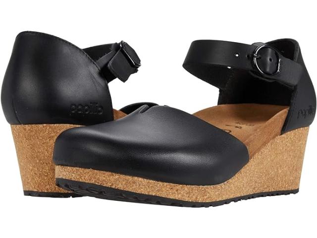 (取寄) ビルケンシュトック レディース パピリオ バイ メアリー ウェッジ サンダル - レザー Birkenstock women Birkenstock Papillio by Birkenstock Mary Wedge Sandal - Leather Black Leather 2
