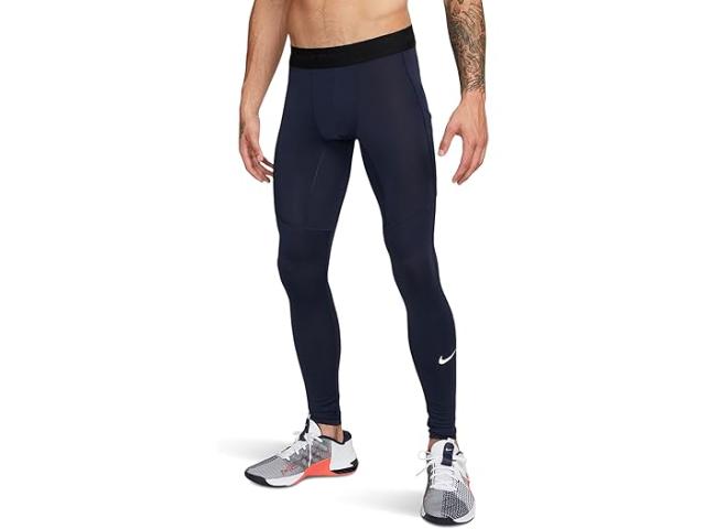 (取寄) ナイキ メンズ プロ ドライ-フィット タイツ Nike men Pro Dri-FIT Tights Obsidian/White