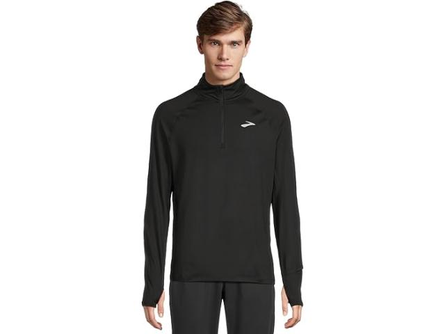 (取寄) ブルックス メンズ ダッシュ 1/4 ジップ 3.0 Brooks men Dash 1/4 Zip 3.0 Black