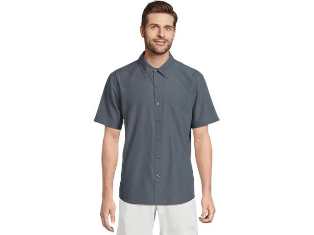 (取寄) マーモット メンズ ショート スリーブ シャツ Marmot men AirExchange SolarShield Short Sleeve Shirt Thunderhead