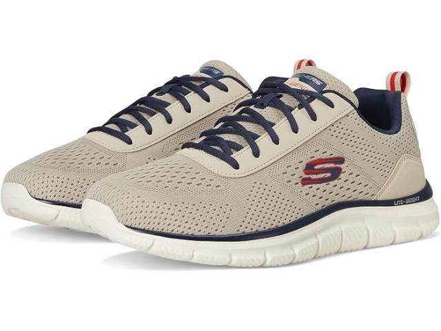 (取寄) スケッチャーズ メンズ トラック SKECHERS men Track Leshur Taupe/Navy