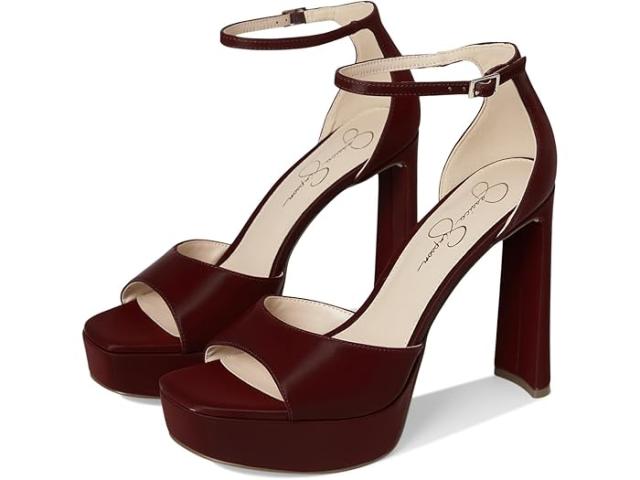 (取寄) ジェシカ シンプソン レディース アンクル ストラップ プラットフォーム サンダル Jessica Simpson women Telxia Ankle Strap Platform Sandals Dark Cherry