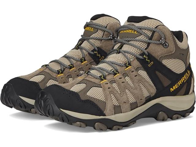 (取寄) メレル メンズ アクセンター 3 ミッド Wp Merrell men Accentor 3 Mid Wp Boulder/Old Gold 1