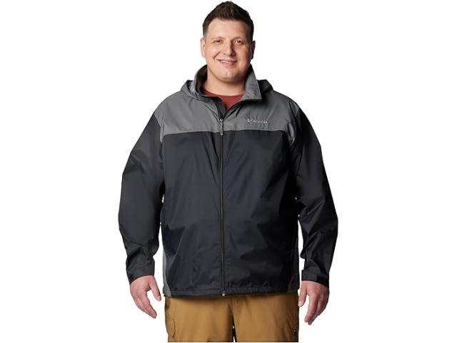 (取寄) コロンビア メンズ ビッグ アンド トール グレンネーカー レイク リ レイン ジャケット Columbia men Big & Tall Glennaker Lake II Rain Jacket Black/City Grey